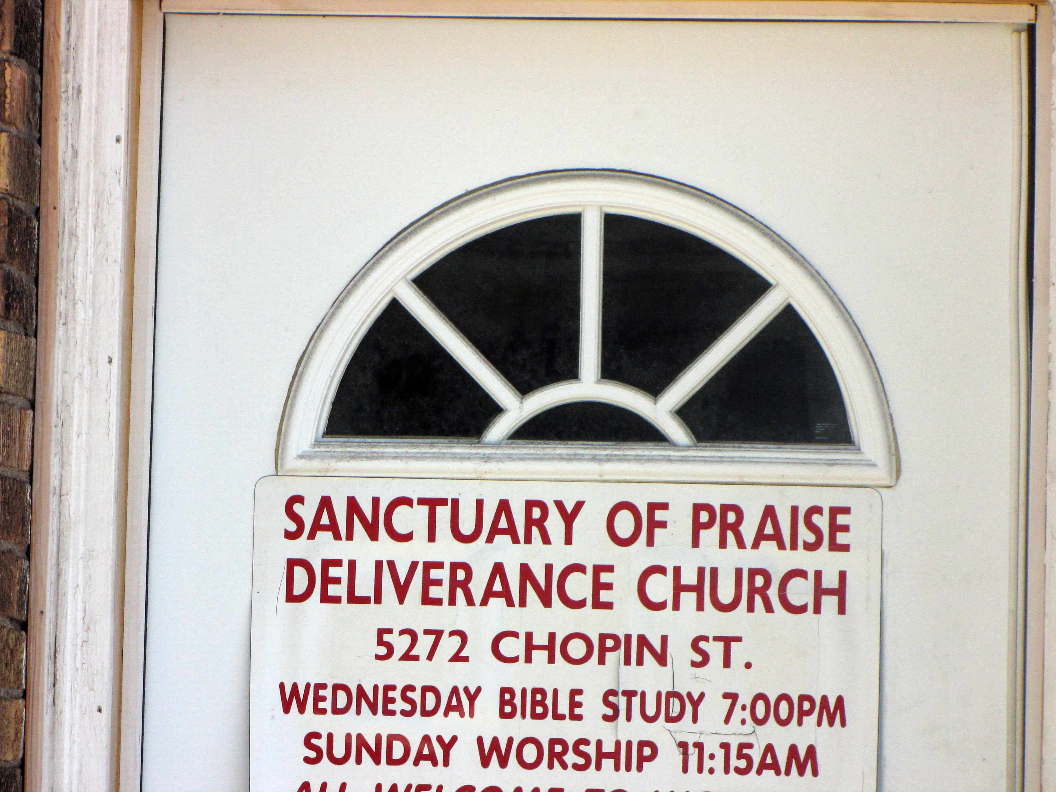 Sanctuary of Praise Deliverance Church/ Our Savior Polish National ...